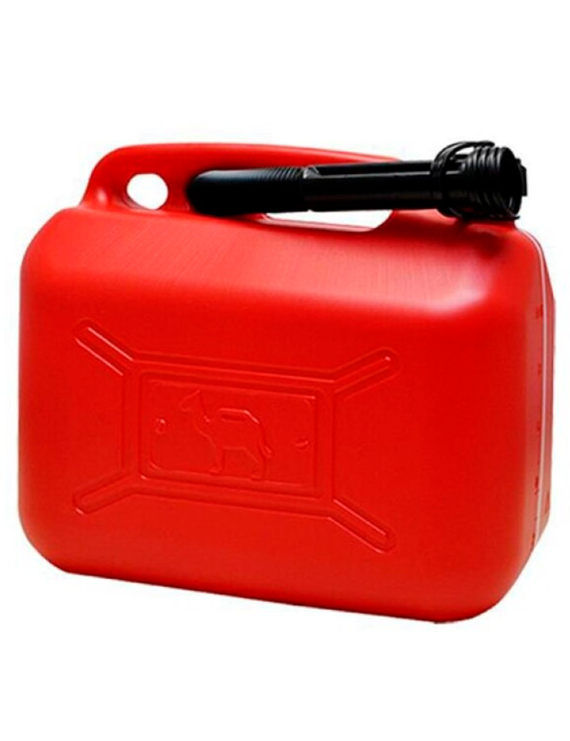 Bidón gasolina con embudo 5 litros, tanque, garrafa combustible de ...