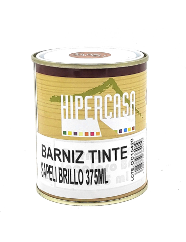 Barniz color "sapeli" para madera, en bote de 375 ml, para el cuidado ...