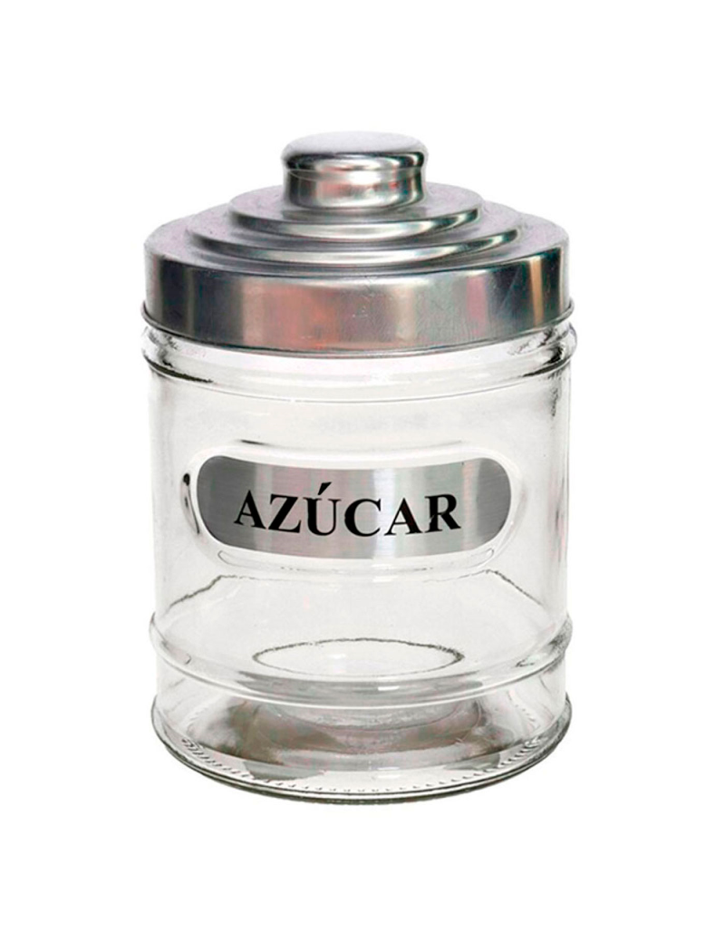 Set de azucarero y tarro para café de cristal 700 ml, botes para azúcar ...